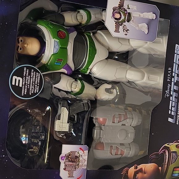 Mattel | Toys | Disney Pixar Lightyear Space Ranger Gear Alpha Buzz ...